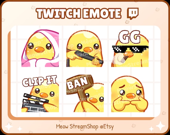 Art & Collectibles Cute Youtube Kawaii Stream Emoji Twitch Emote Funny ...