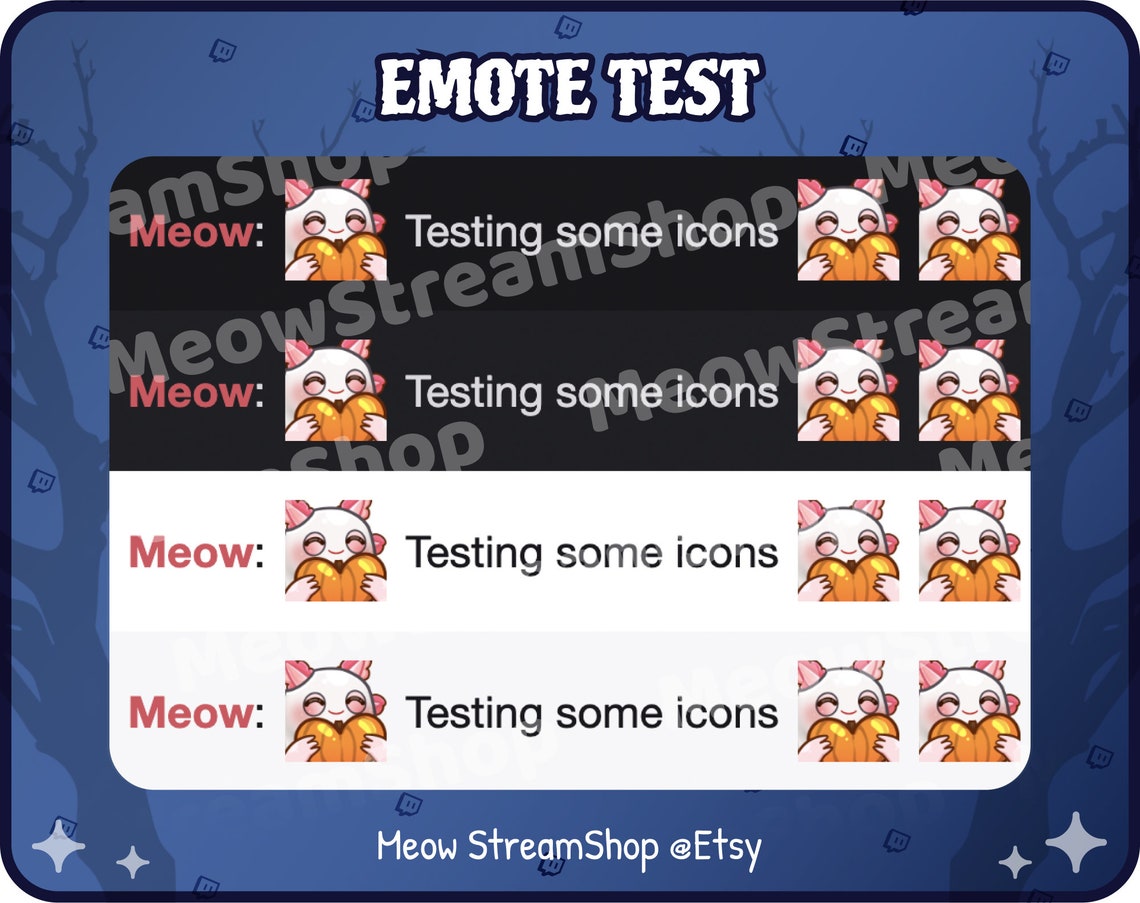 Twitch Emote / Cute Axolotl Emotes Halloween Edition Heart - Etsy