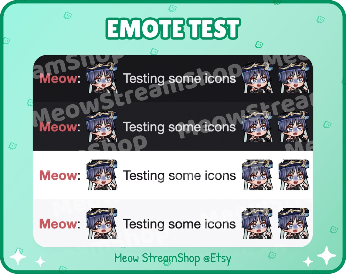 Twitch Emote / Wanderer Scaramouche Shock Shocked Panicked - Etsy