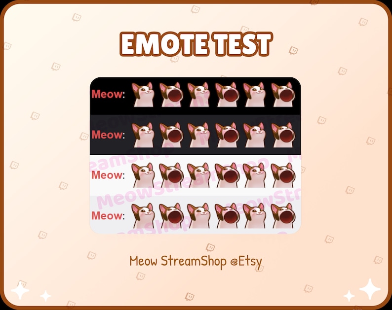 Twitch Emote / Pop Cat HD Emotes Set for Streamer / Cat Meme Sub Emoji ...
