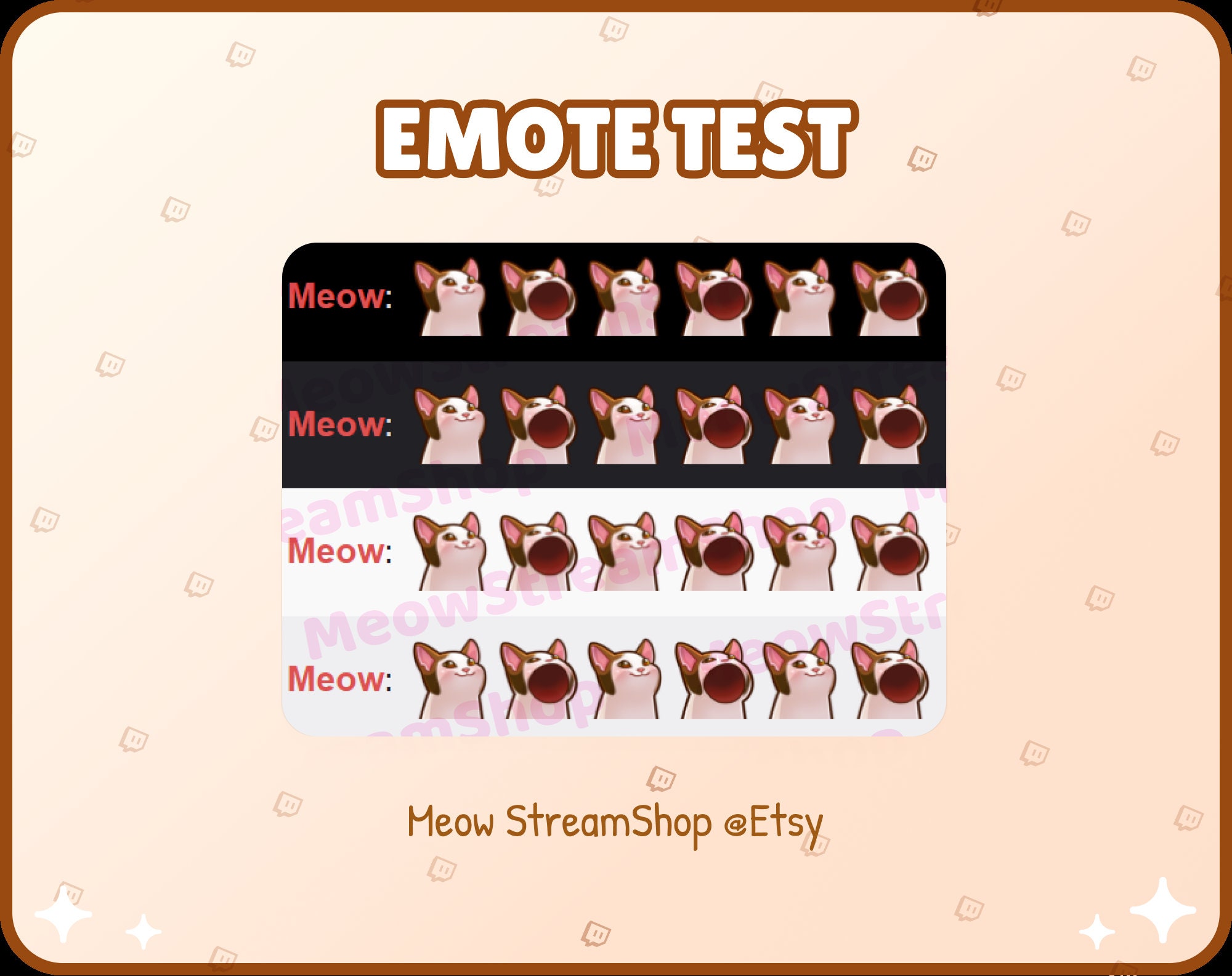 Twitch Emote / Pop Cat HD Emotes Set for Streamer / Cat Meme - Etsy Denmark
