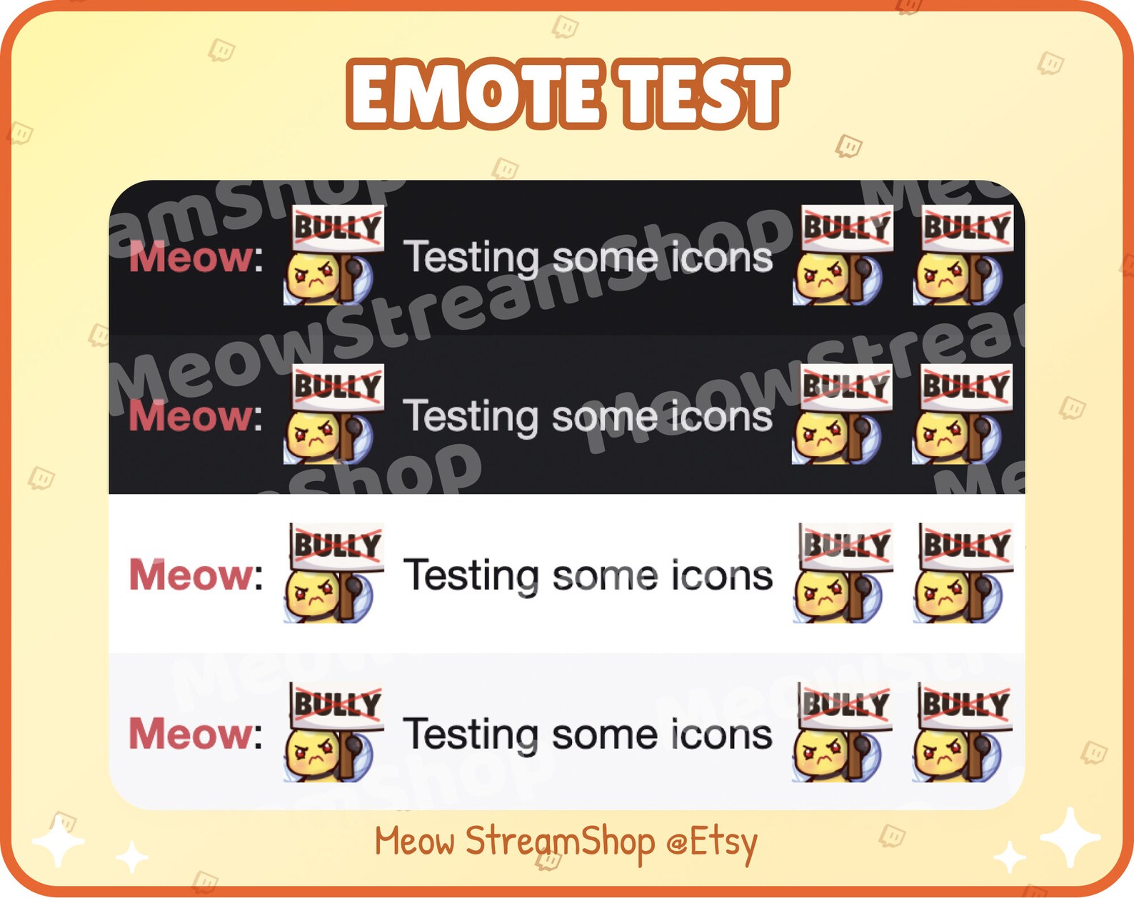 Twitch Emote / Cute Bee Bully No Bully Emotes / Kawaii Wasp - Etsy