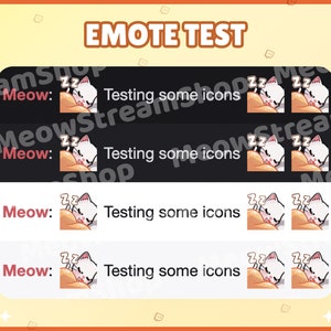 Twitch Emote / Cute White Cat Sleep, Rest, Sleepy, Blanket Emotes ...