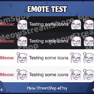 Twitch Emote / Cute Ghost Pout, Pouting, Shy, Tsundere Emote / Kawaii ...