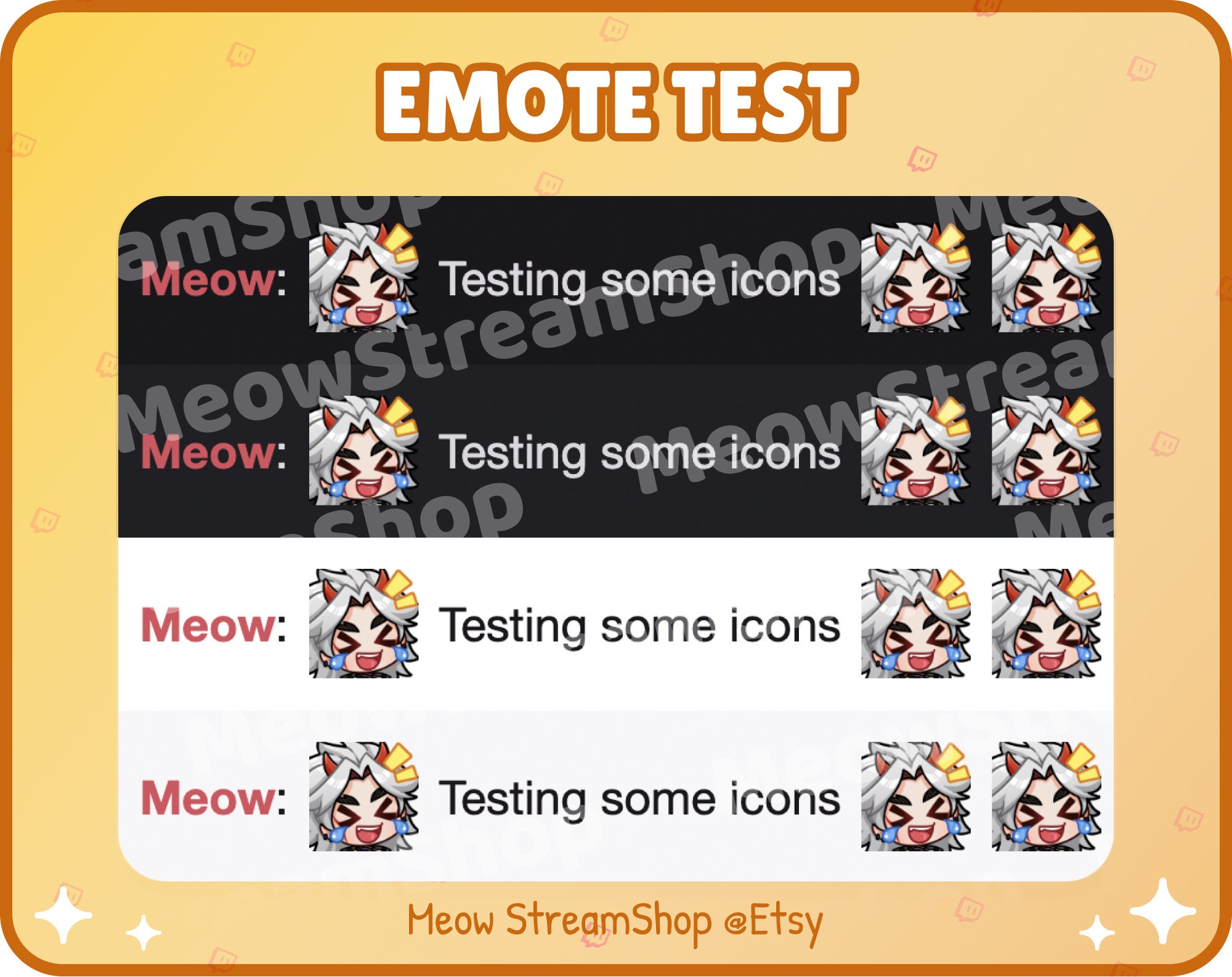 Twitch Emote / Itto Arataki LOL Laugh Giggle LUL Emotes / - Etsy Singapore