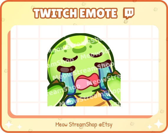 Twitch Emote / Cute Tortoise Cry Sad Tear Emotes / Kawaii - Etsy UK