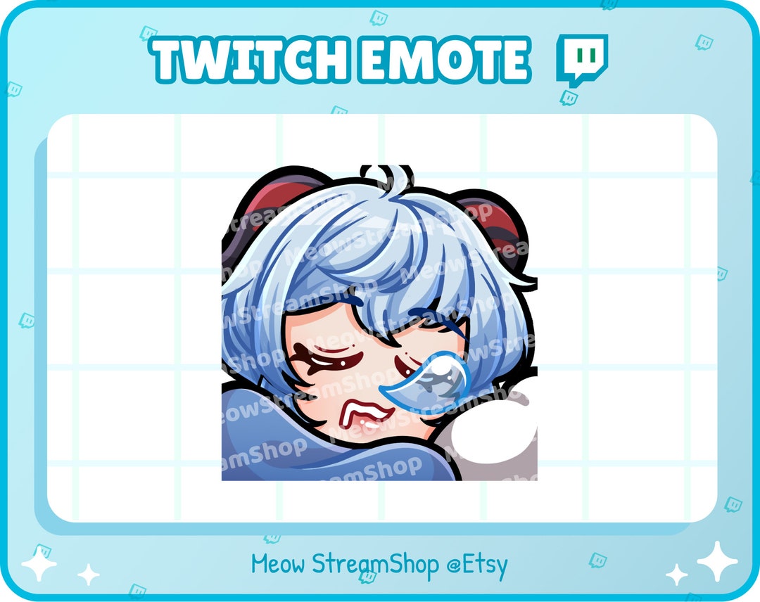 Twitch Emote / Ganyu Sleep, Sleepy, Rest, Offline Emotes / Genshin ...