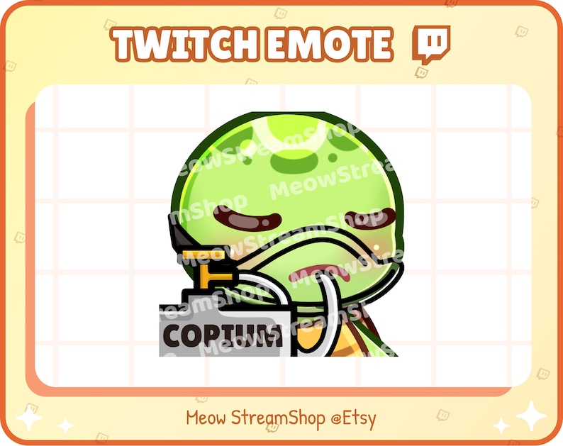 Twitch Emote / Cute Tortoise Copium Emotes / Kawaii Turtle - Etsy