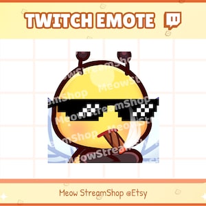 Twitch Emote / Cute Bee GG, EZ, Cool, Smoke Emotes / Kawaii Wasp Hornet ...