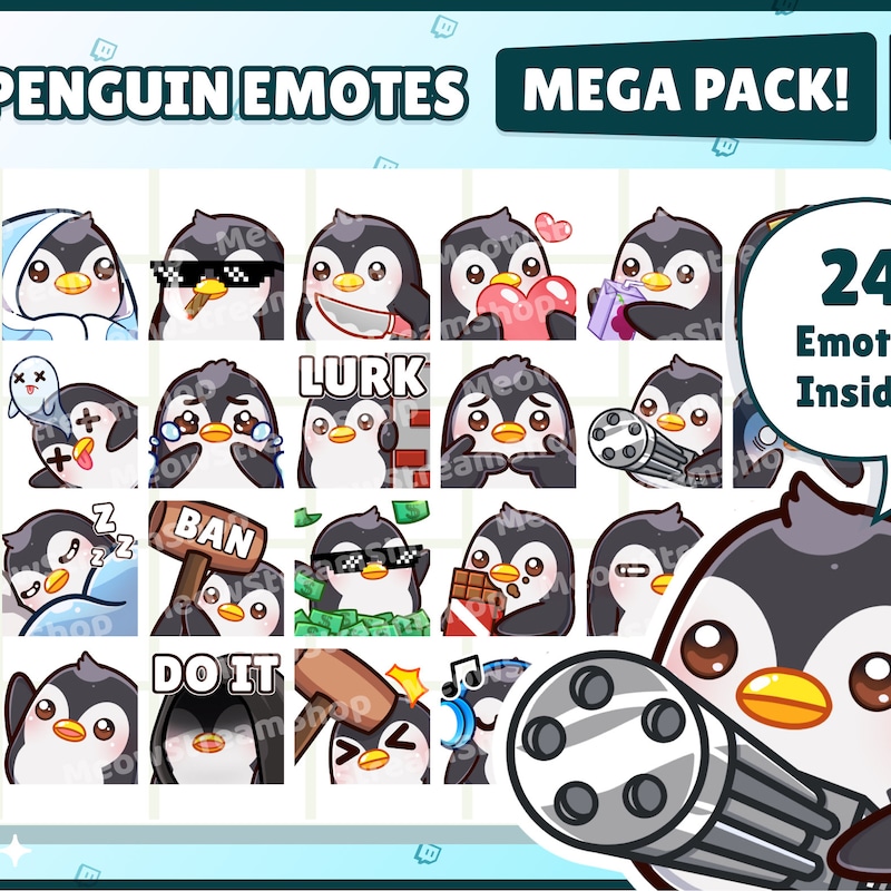Discord Emojis Penguin - Etsy