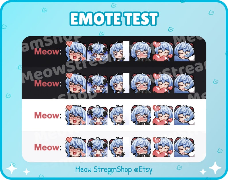 Twitch Emote / Ganyu Emotes Pack 1 gasm Cry Lurk Shy - Etsy
