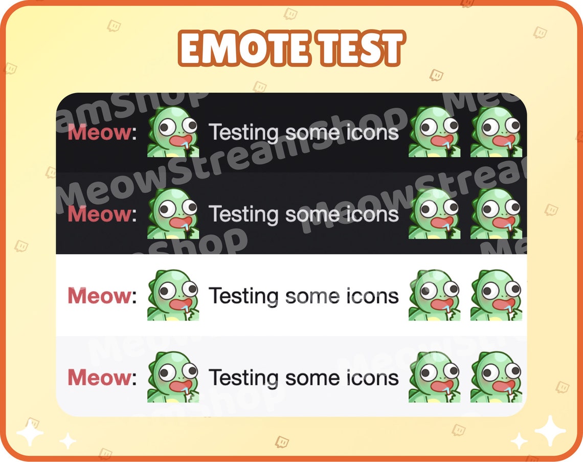 Twitch Emote / Cute Dino Derp Funny Silly Fools Emotes / - Etsy