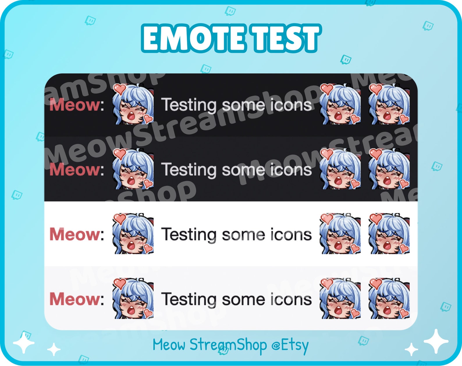 Twitch Emote / Ganyu Gasm Ahegao Emotes / Genshin Impact Sub - Etsy Denmark