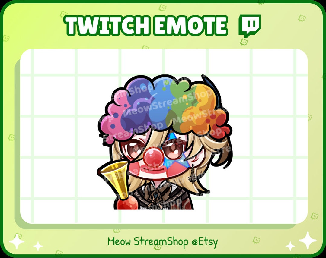 Twitch Emote / Clown Kaveh, Emotes drôles et stupides / Genshin Impact ...