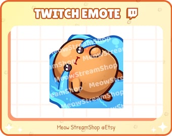 Twitch Emote / Cute Potato Buffering, Think, Loading Emotes / Kawaii ...