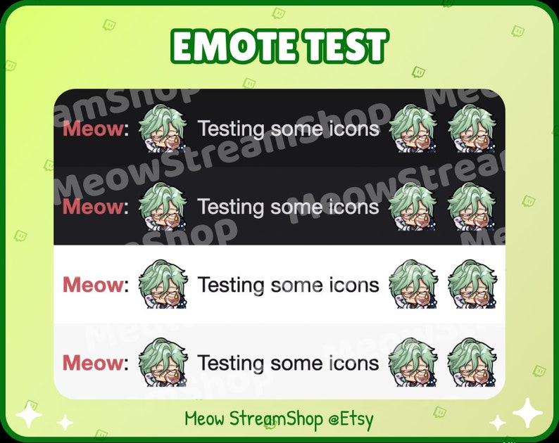 Twitch Emote / Baizhu Sip Sip Tea Drink Juice Hydrate - Etsy