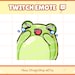 Twitch Emote / Cute Frog Laugh, Lol, Kewk Emote / Cute Frog Toad Sub ...