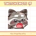 Twitch Emote / Cute Raccoon Gasp, Shock, What, Whoa, Wow, Amaze Emotes ...