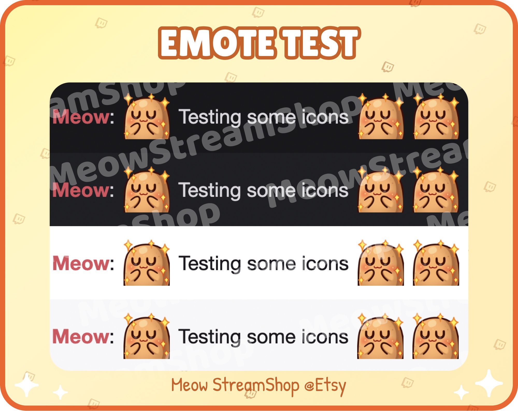 Twitch Emote / Cute Potato UWU, Shy, Embarrassed, Touching Finger ...