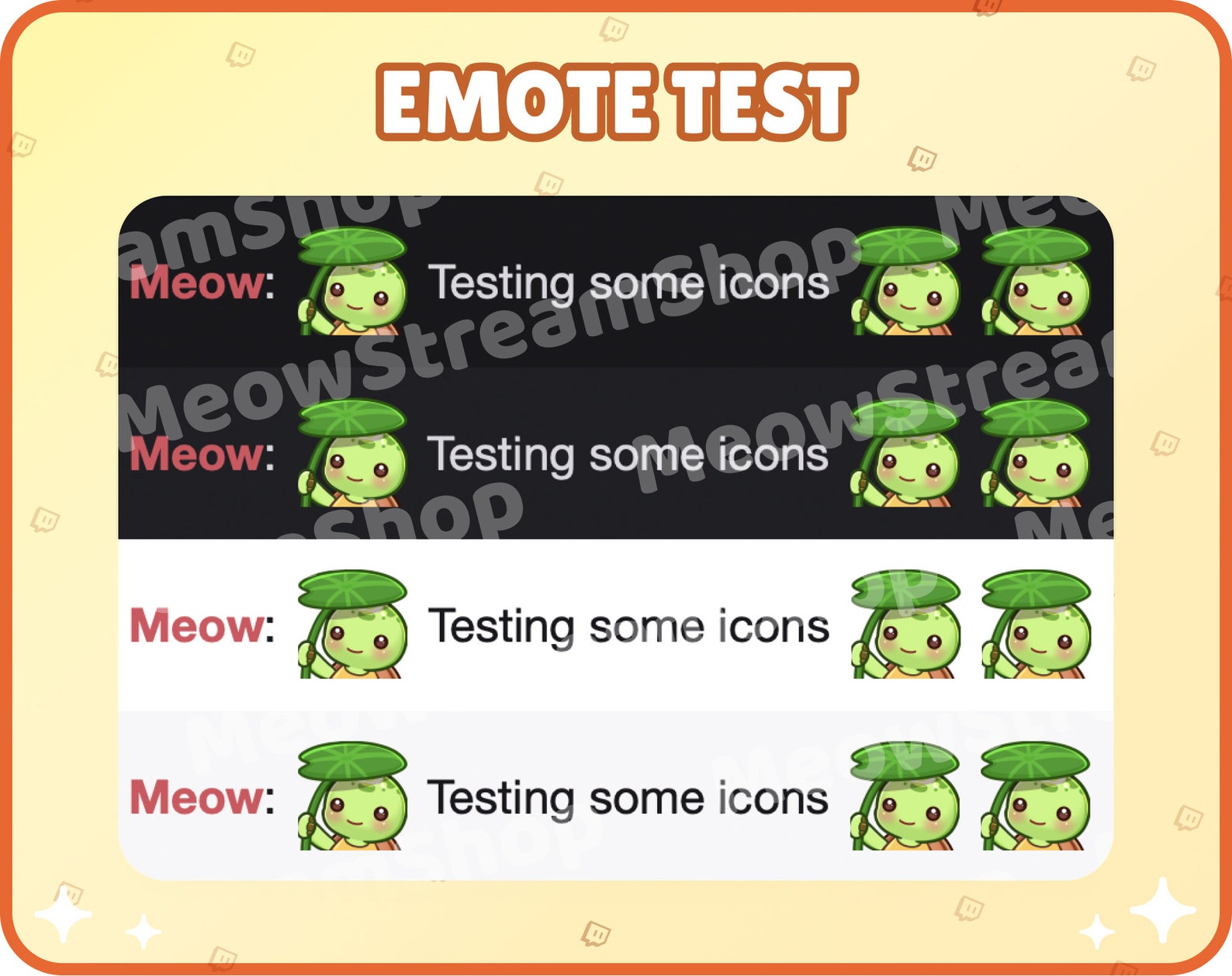 Twitch Emote / Cute Tortoise Waiting, Wait, Raining Write Emotes ...