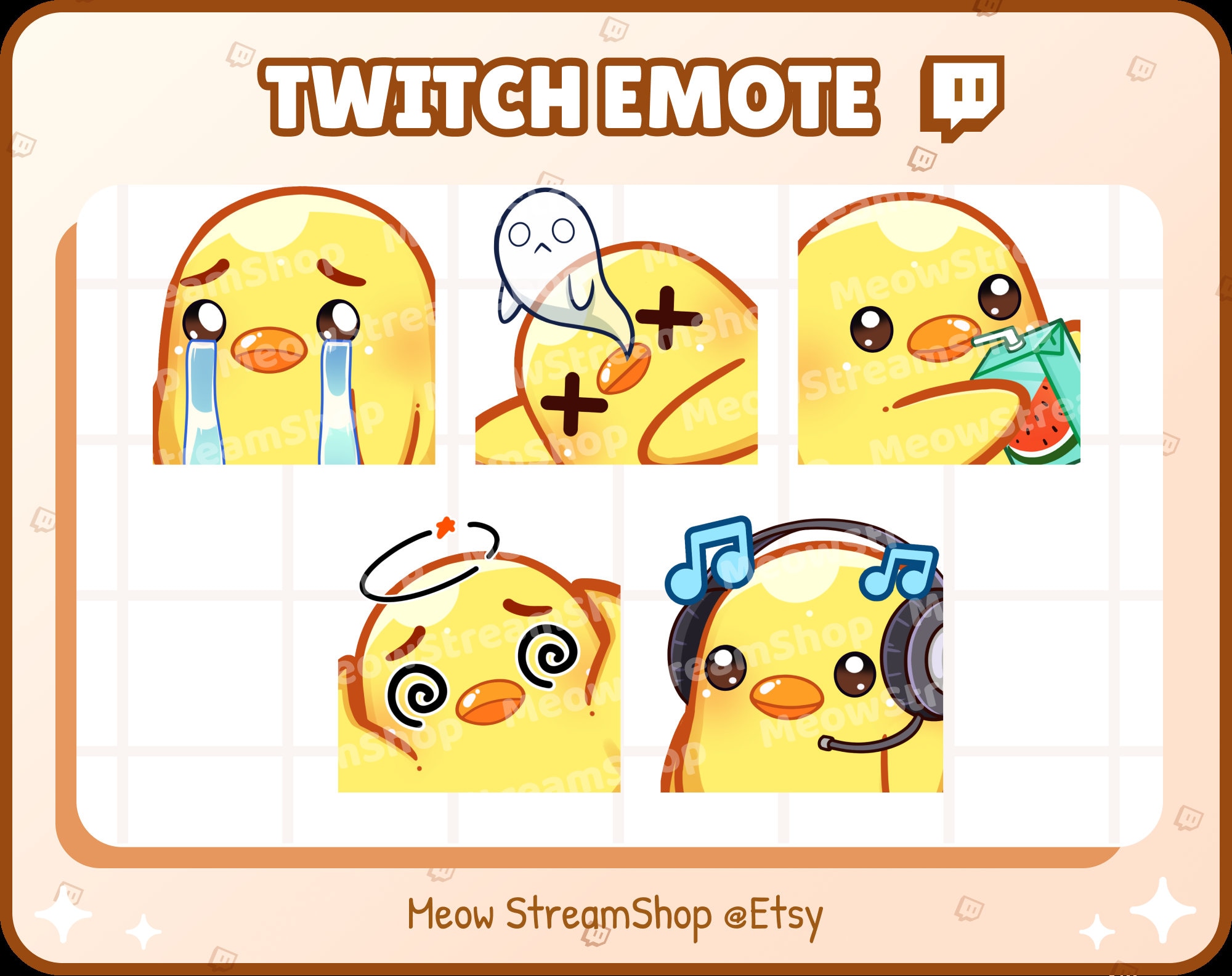 Digital chibi emotes twitch emotes stream emotes custom emotes Twitch ...