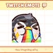 Twitch Emote / Cute Penguin Rainbow Puke Emotes / Cute Penguin Emote ...