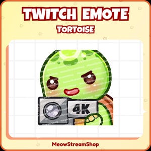 Tortoise Caught in 4k Emote Emote – Cute Twitch Emote PNG | Discord ...