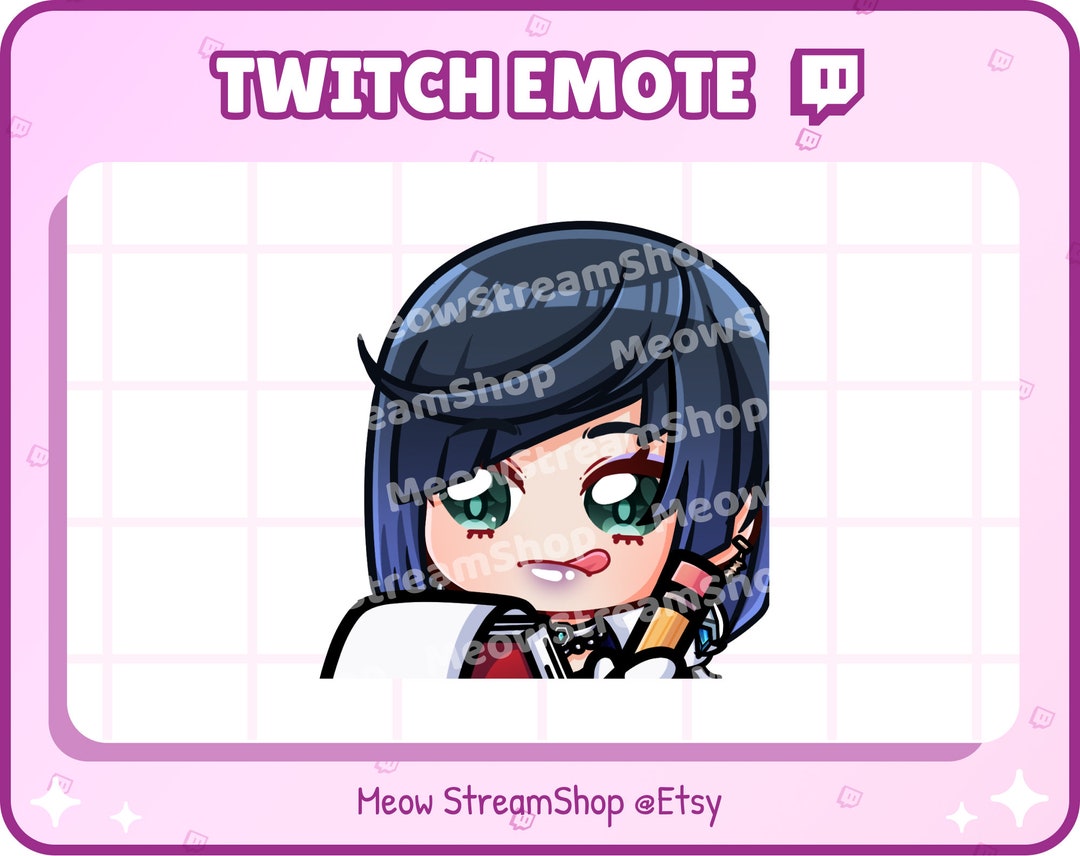 Twitch Emote / Yelan Takes Note, Noted, Write Note Emote / Genshin ...