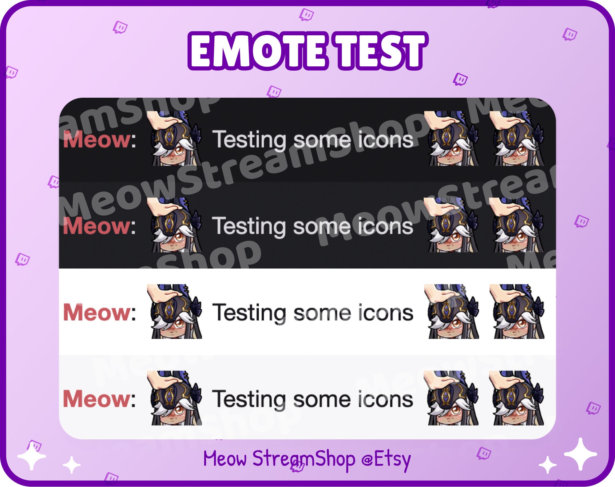 Twitch Emote / Cyno Pat Head Pat Happy Love Emotes / - Etsy Hong Kong