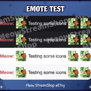 Twitch Emote / Cute Zombie Cat Christ, Scared, Horror, Intimidated ...