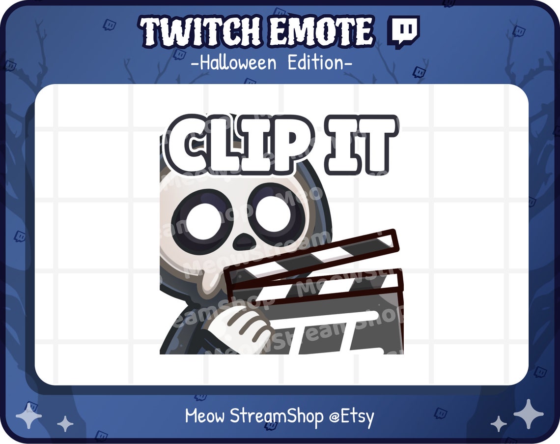 Twitch Emote / Cute Grim Reaper Clip It Emotes / Kawaii Death Angel ...