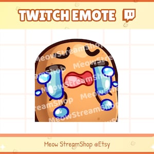 Twitch Emote / Cute Potato Cry, Sad, Tears, Panic Emotes / Kawaii Potat ...