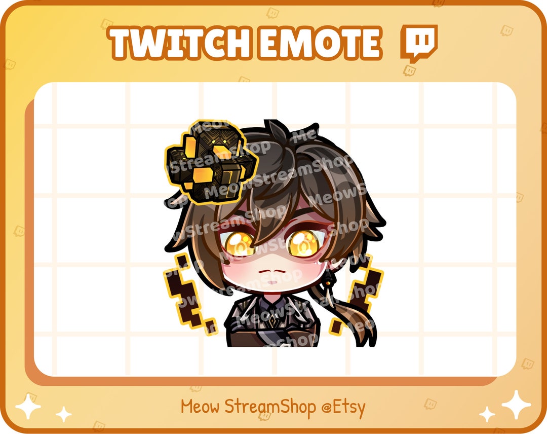 Twitch Emote / Archon Zhongli Morax Rex Angry, Rage, Mad, Pout Emotes ...