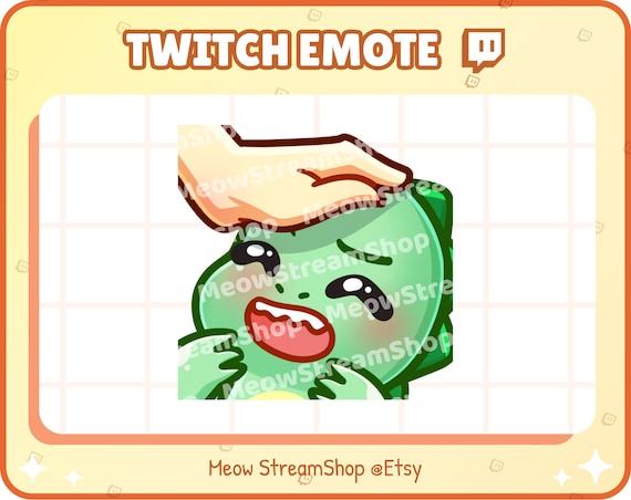 Twitch Emote / Cute Dino Pat Happy Head Pat Emotes / Kawaii - Etsy