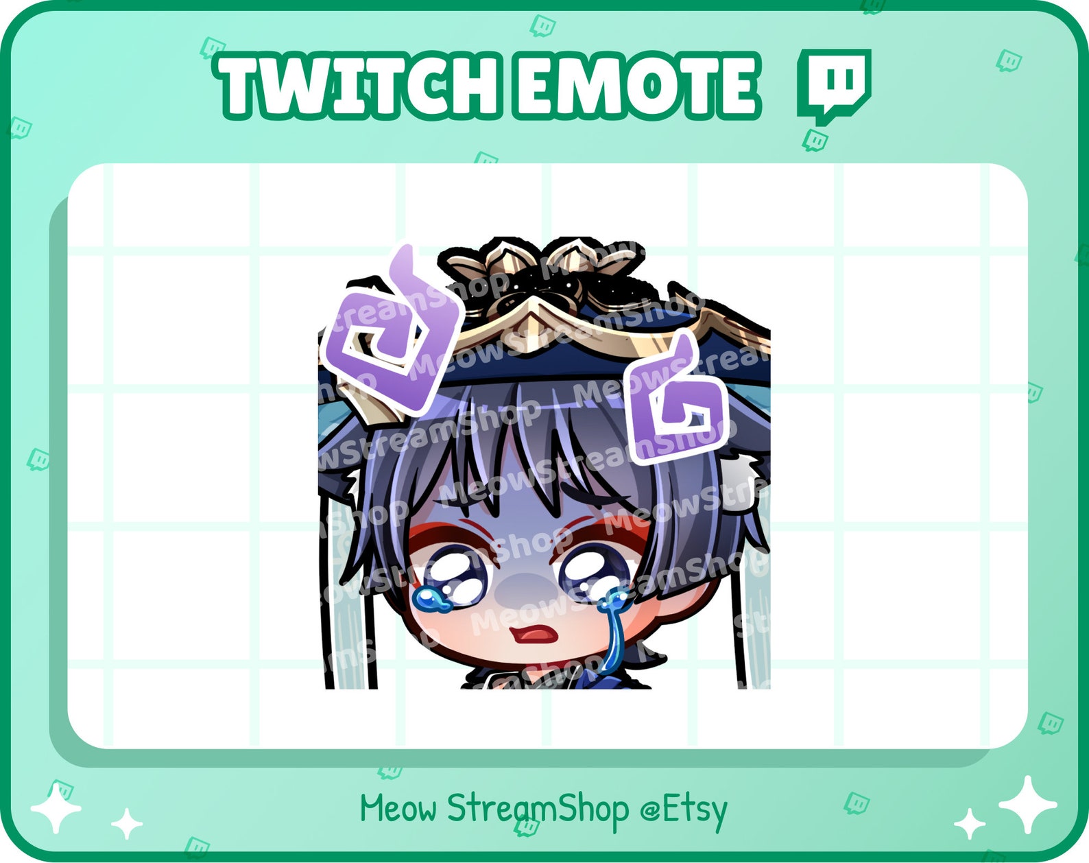 Twitch Emote / Wanderer Scaramouche Sad, Cry, Tears, Panic Emotes ...