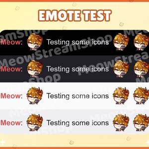 Twitch Emote / Childe Tartaglia Happy Smile Emotes / Genshin Impact Sub ...