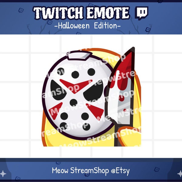 Jason Voorhees Twitch Emotes - Etsy