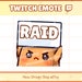 Twitch Emote / Cute Potato Laying Down Cry Sad Tears Panic - Etsy