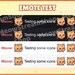 Twitch Emote / Cute Orange Cat POG, Pogger, Excited, Happy, Wow Emotes ...