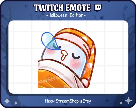 Twitch Emote / Cute Ghost Sleep Offline Sleepy Tired Emote - Etsy