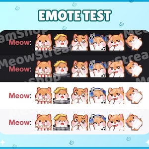 Twitch Emote / Cute Hamster Mega Pack #1 Emotes (24 Emotes Ready to Use ...