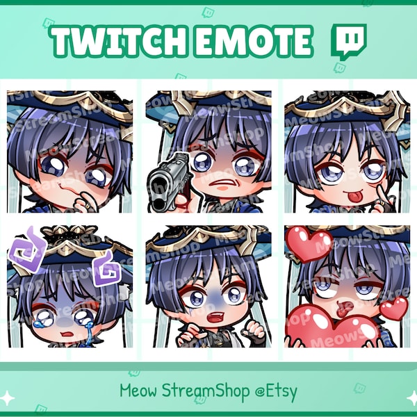 Scaramouche Emotes - Etsy