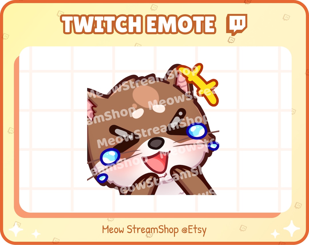 Twitch Emote / Cute Otter LOL, Laugh, Giggle, LUL Emotes / Kawaii Otter ...