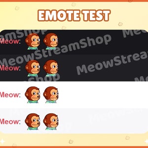Twitch Emote / Awkward Monkey Meme Awkward Look, Panic Emotes / Cute ...
