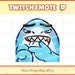Twitch Emote / Cute Shark Face Sheesh, Sheeesh / Kawaii Sharks Chibi ...