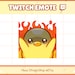 Twitch Emote / Cute Chick Fire Rise, Elmo Emotes / Cute Duckling Sub ...