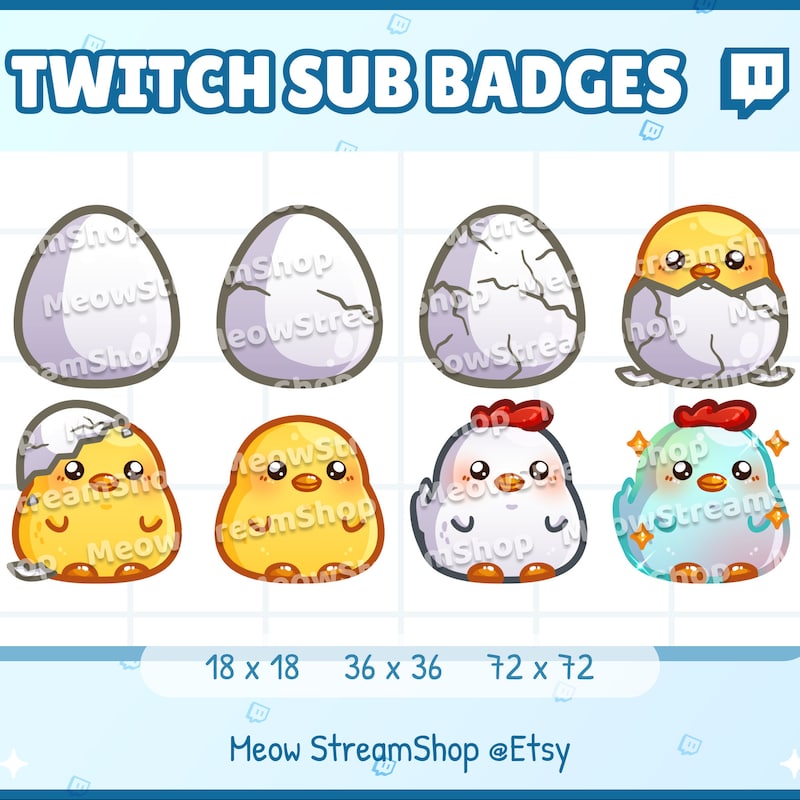 Sub Badges Twitch Farm - Etsy