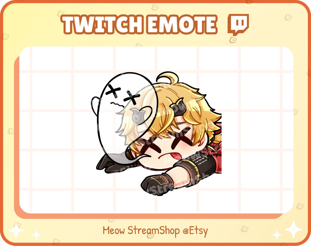 Twitch Emote / Thoma RIP, Dead, Loose Emotes / Genshin Impact Sub Emoji ...