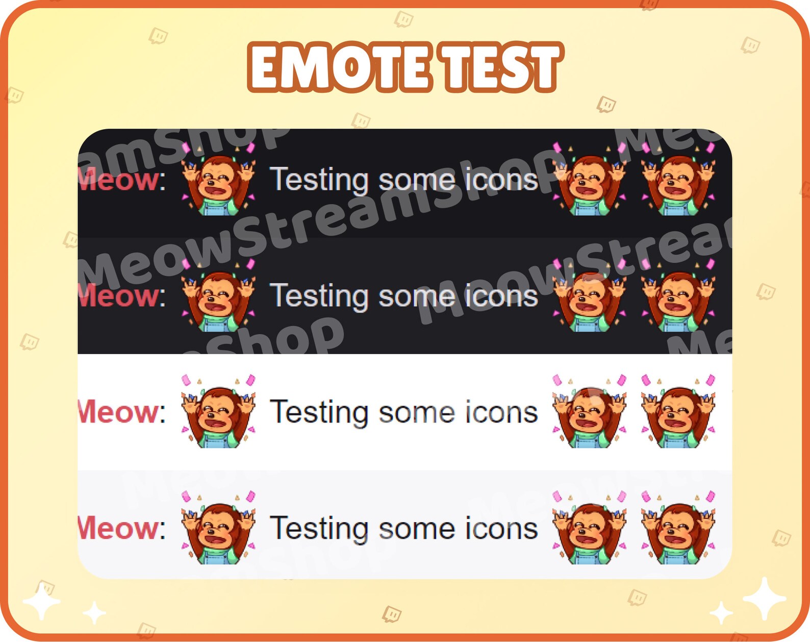 Twitch Emote / Awkward Monkey Meme Hype Excited Happy Emotes - Etsy