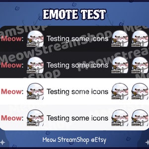 Twitch Emote / Cute Ghost Copium Emote / Kawaii Spooky Ghost Halloween ...